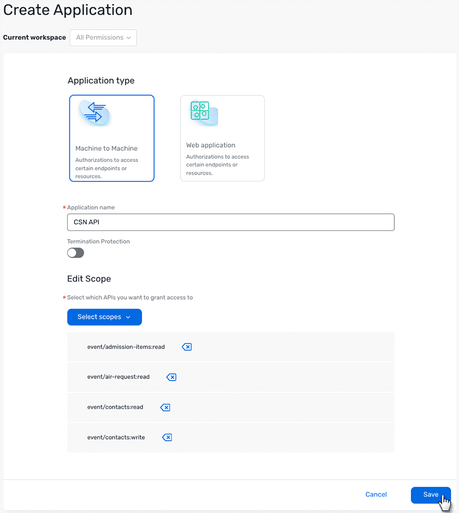 Screenshot of re-created application